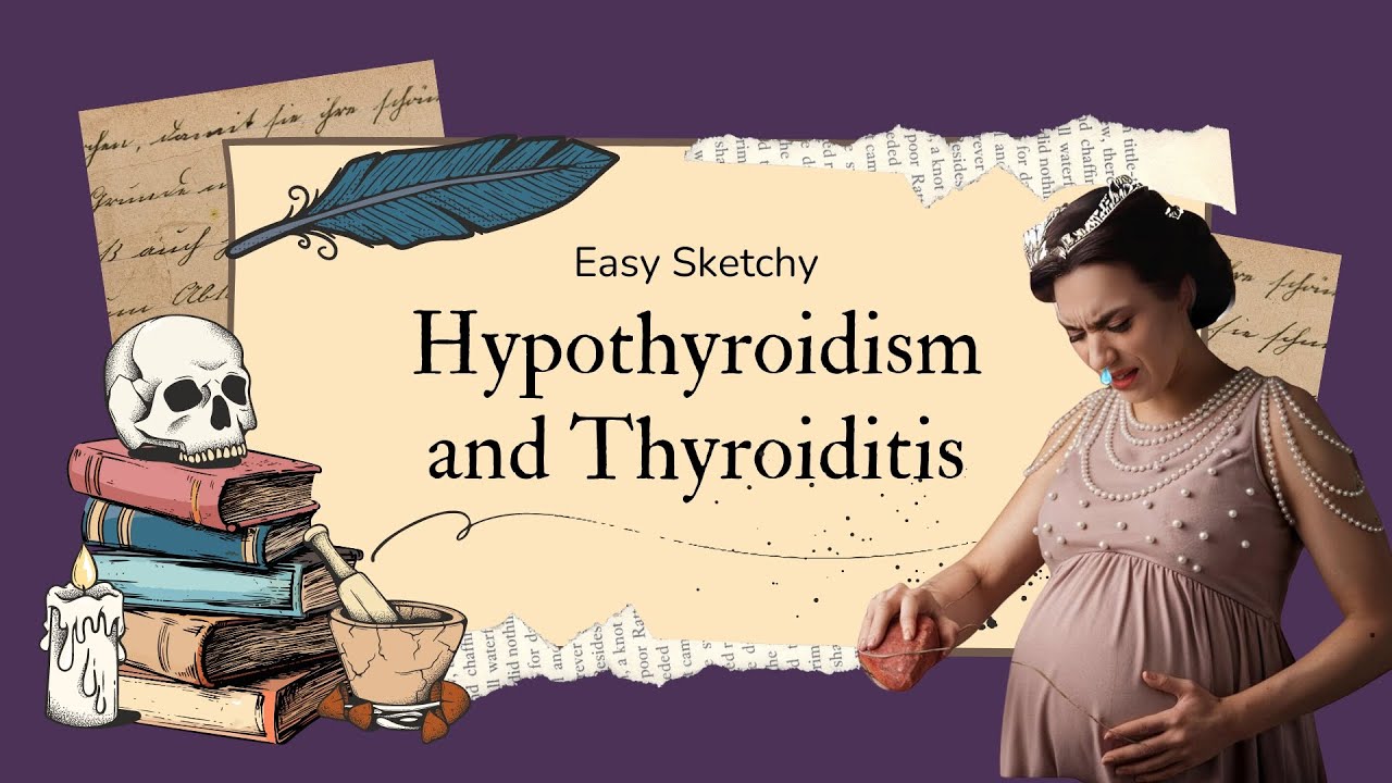Hypothyroidism and Thyroiditis | Pathology with Visual Mnemonics | Cack ...