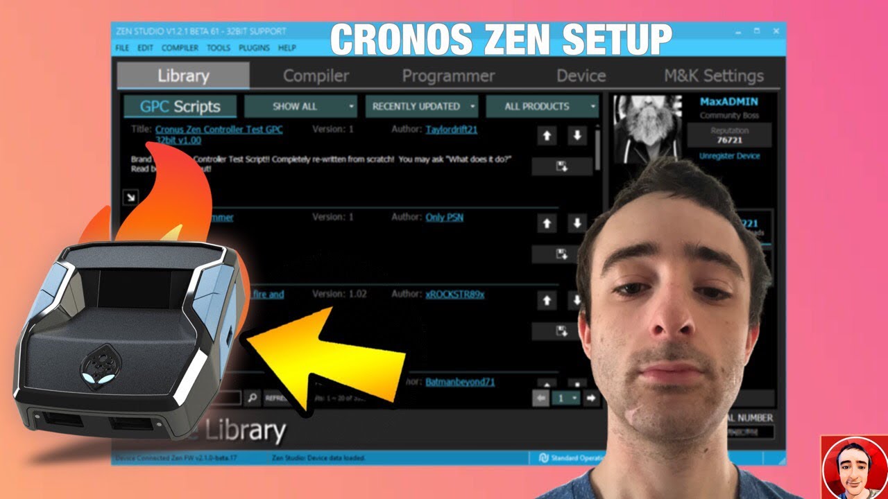 Cronos Zen Gaming Console Full Setup Guide | Anti-Recoil - YouTube