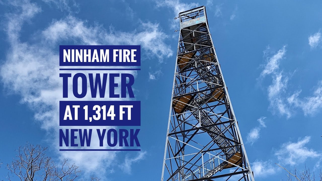 Climbing high Ninham Fire Tower at 1,314 ft - YouTube