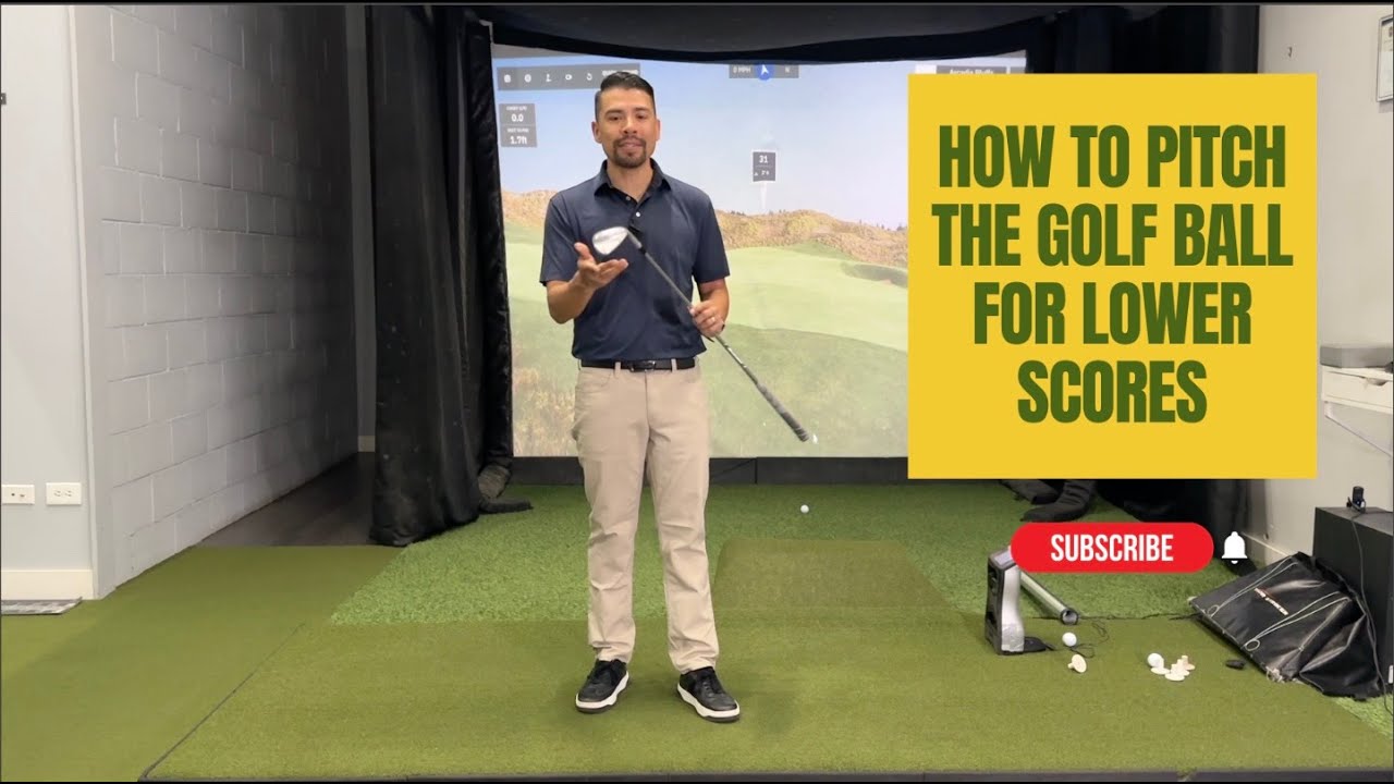 How To Pitch The Golf Ball For Lower Scores - YouTube