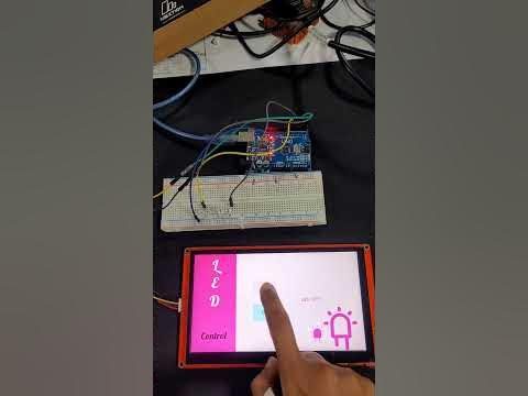 Nextion disolay LED on/off button control #shorts #short - YouTube