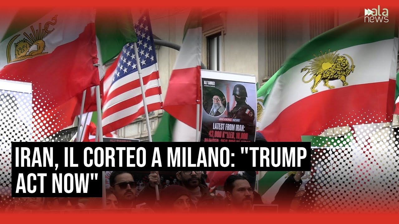 Iran, a Milano in migliaia al corteo contro il regime: "Trump act now ...