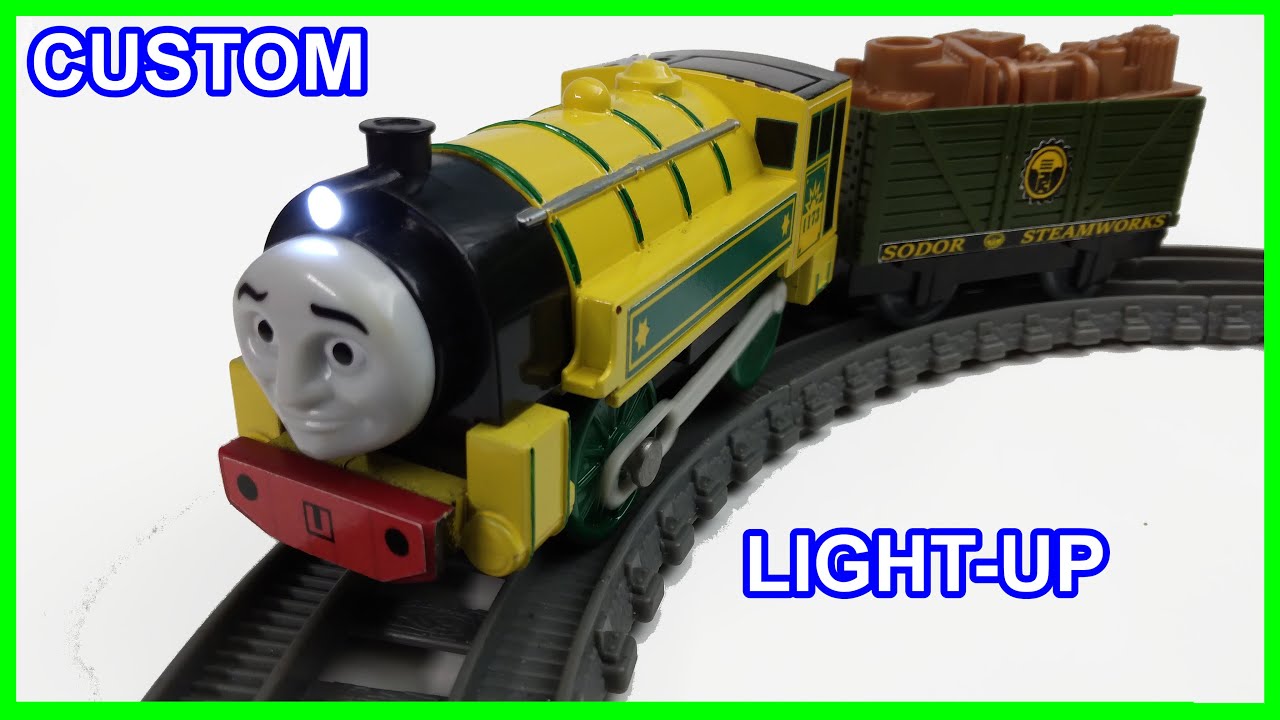 Custom Trackmaster Light up yellow Victor - YouTube