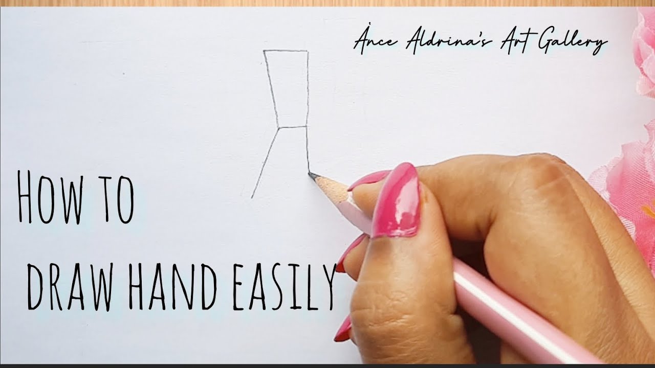 Easy hand drawing tutorial step by step for beginners | easy way to ...