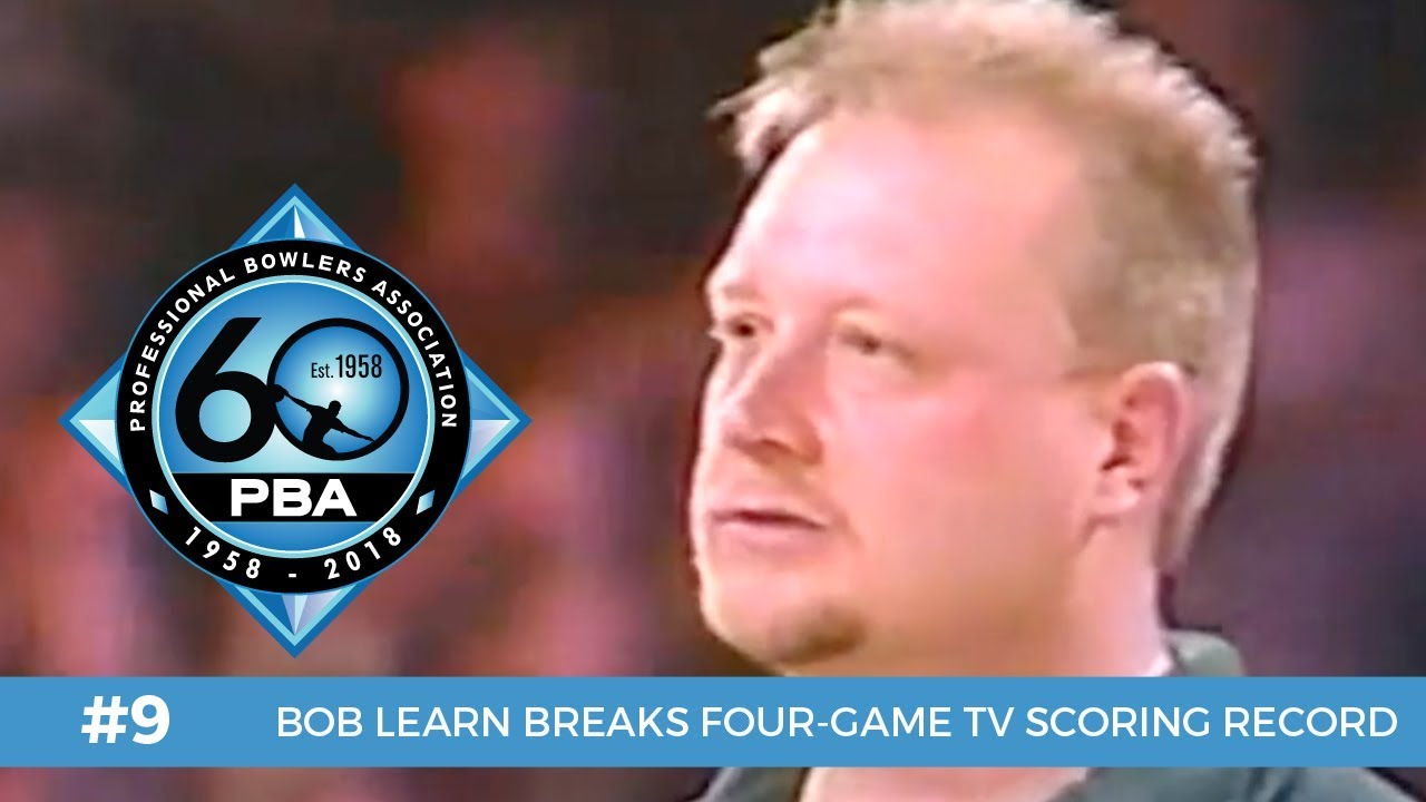 PBA 60th Anniversary Most Memorable Moments #9 - Bob Learn Sets Four-Game TV Scoring Record ...