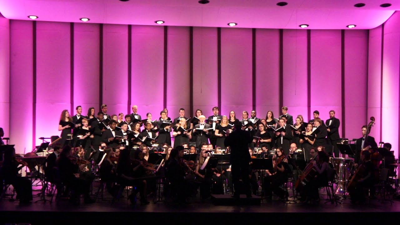 Rowan University "What Sweeter Music" by John Rutter - YouTube