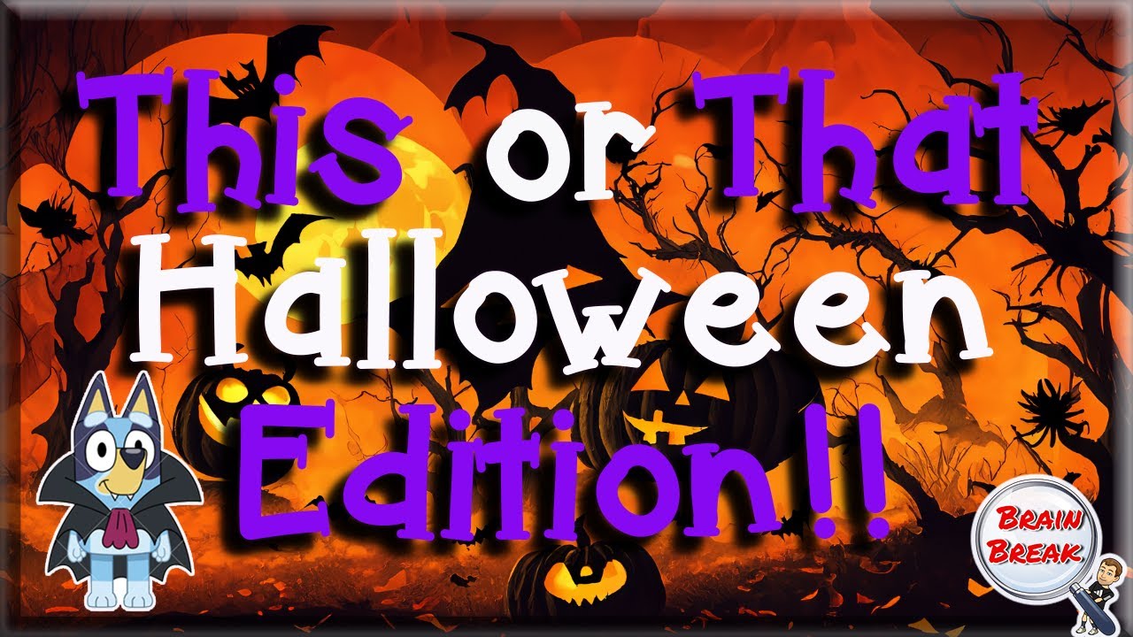 This or That? Halloween Edition! 🎃 Would You Rather? 🎃 Halloween Games ...