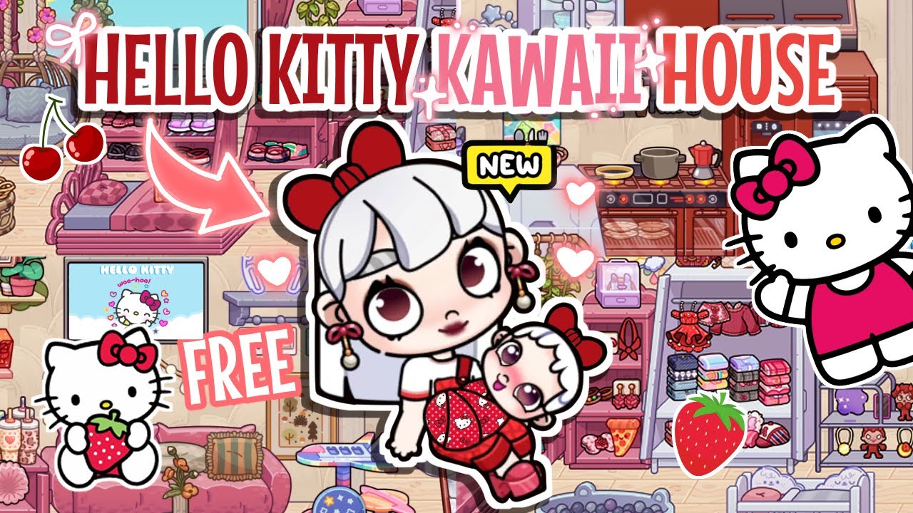 Hello Kitty in Avatar World | Avatar World House Ideas | Avatar World ...