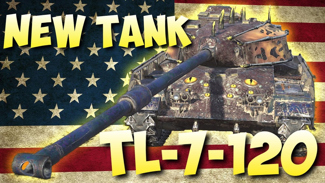 😉 FIRST LOOK- TL-7-120 - Amercian Tier 9 HVY- World of Tanks Blitz ...