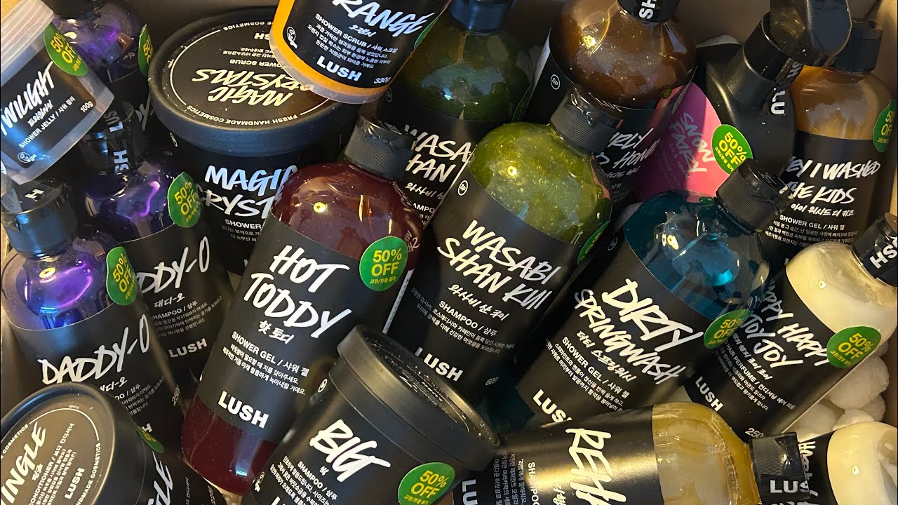 VLOG | LUSH FRESH SALE 러쉬프레쉬세일때 산 것들! - YouTube