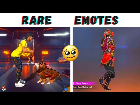 TOP 5 MOST RARE EMOTES RIP NEW PLAYERS | GARENA FREEFIRE 😍 - YouTube