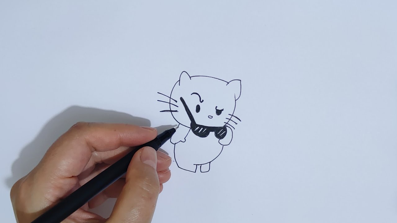 Draw Lolo Katy with Nice Sunglasses - YouTube