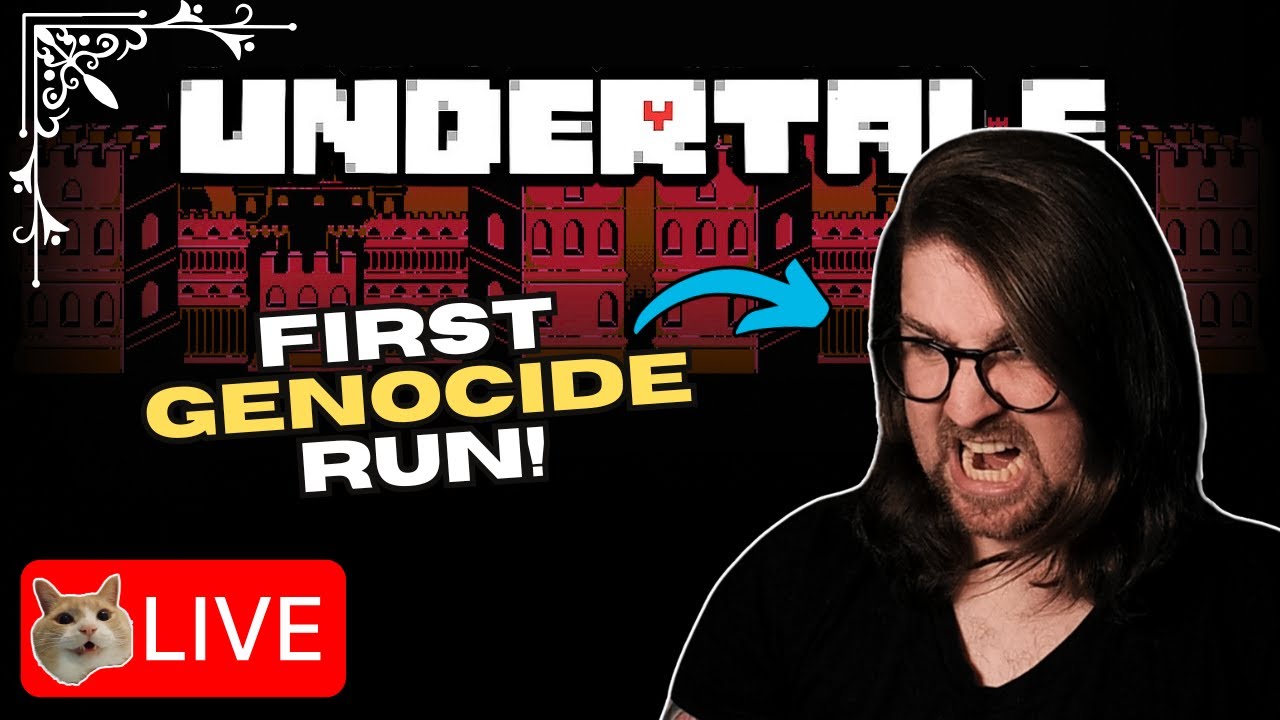 Undertale First Genocide Run LIVE - SANS FIGHT *NO SPOILERS PLS* - YouTube