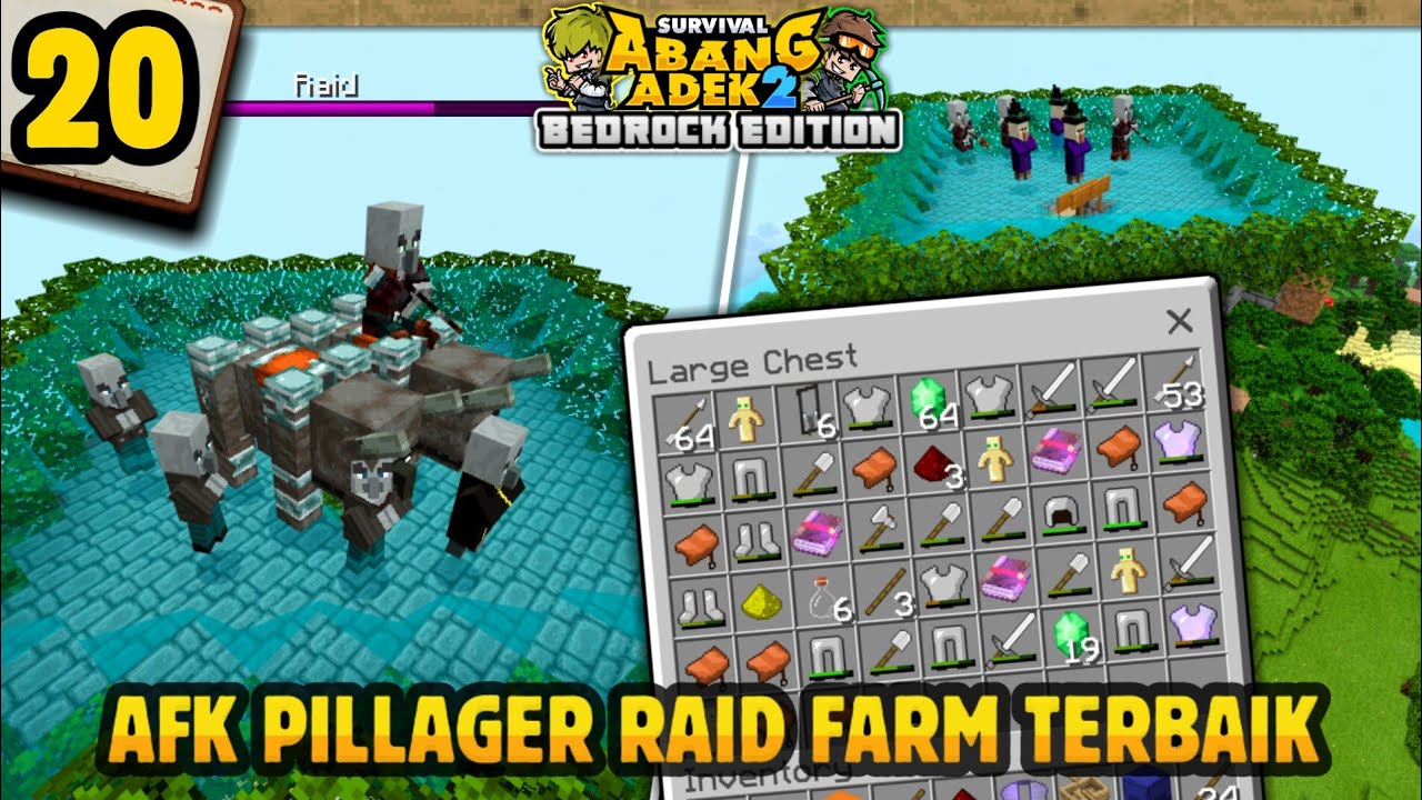 FULL AFK RAID FARM BERFAEDAH - Survival Abang Adek 2 Eps.20! - YouTube