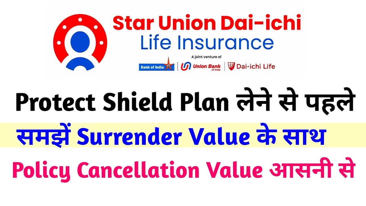 SUD life insurance protect shield plan | policy cancellation value ...