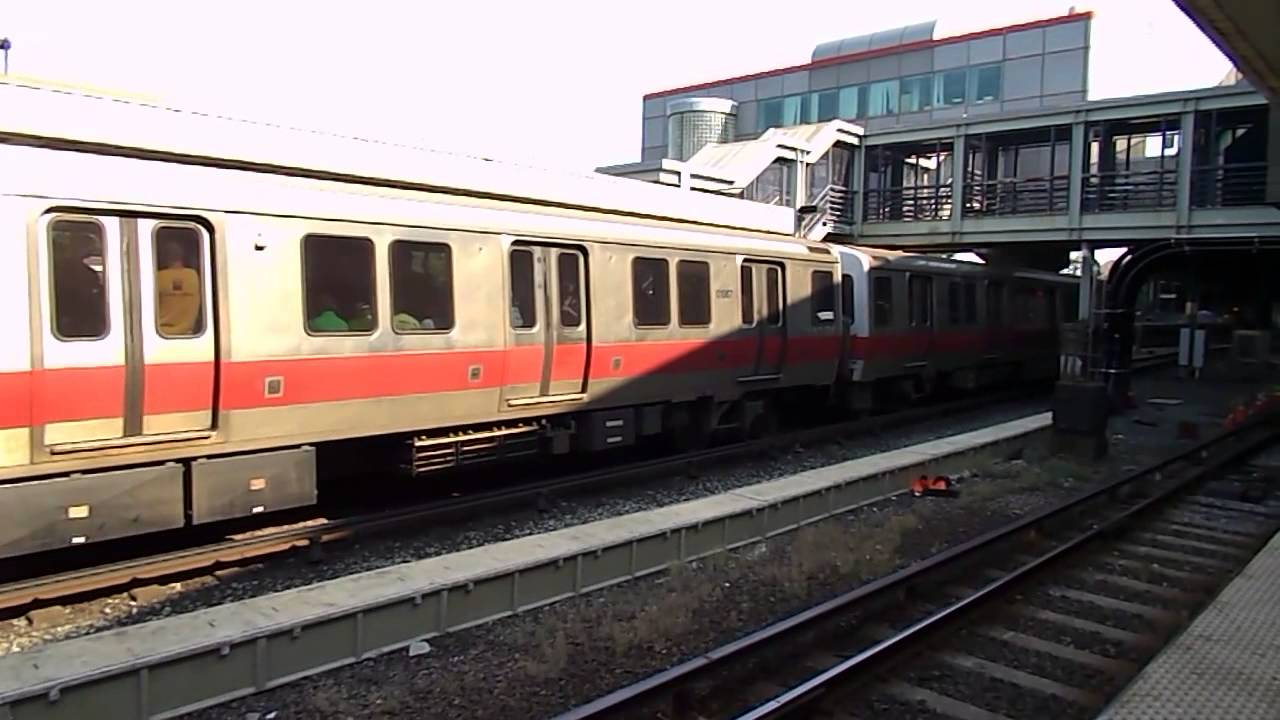 MBTA HD: Red Line 1800 Series Stock Action At JFK/UMass Station - YouTube