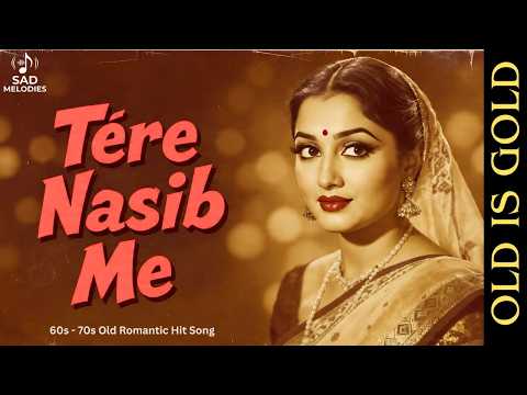 Tere Naseeb Me | 60s–70s Retro Romantic Song | Old Bollywood Vibes | Sad Melodies | @SadMelodies33
