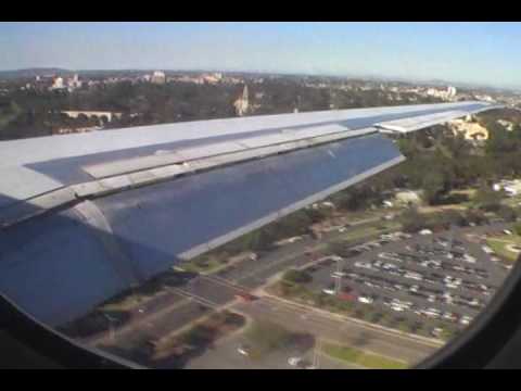 American Airlines - Boeing MD80 - Landing at San Diego Lindbergh Field ...