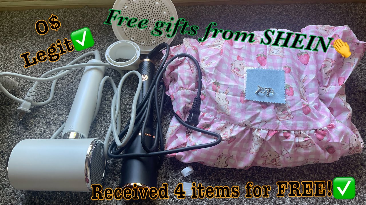Unboxing FREE GIFTS from SHEIN 2023. 👏 - YouTube