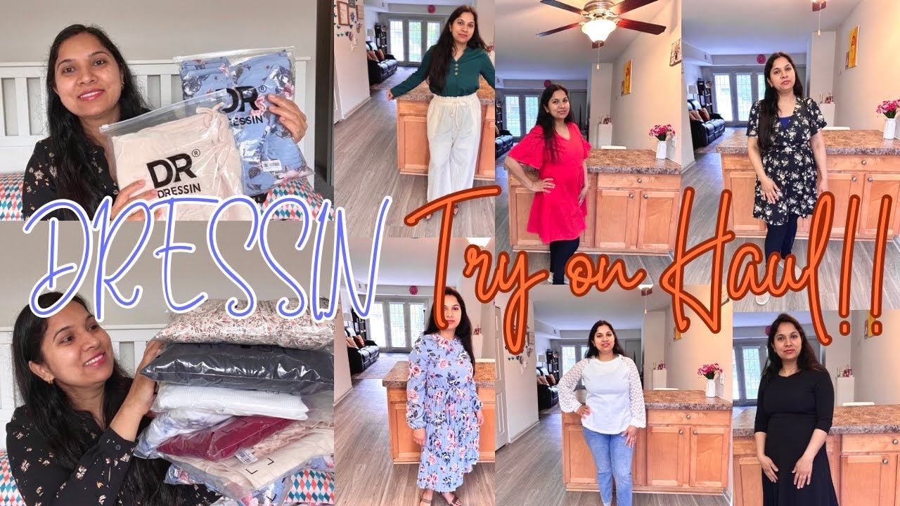 💗💜🌸📦TRY- ON HAUL/DRESSIN ONLINE FASHION/COLLECTIVE SPRING&SUMMER CASUAL ...