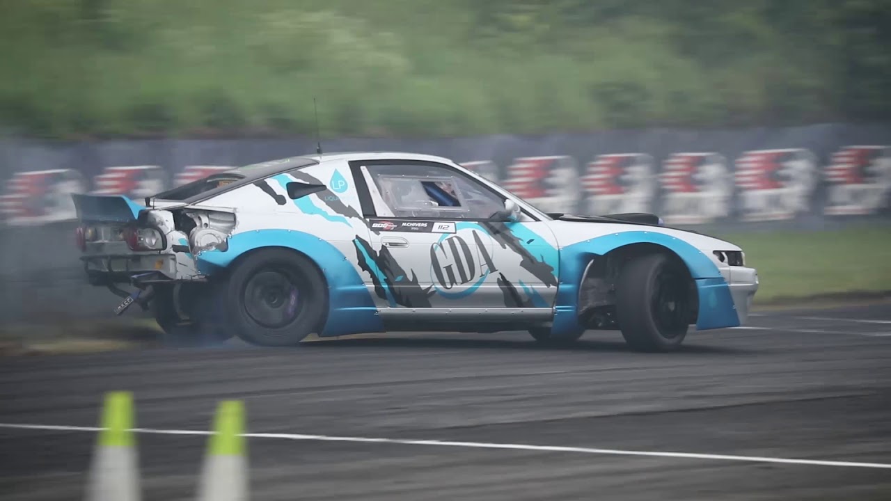 British Drift Championship - Round 2 - Nathan Chivers - YouTube