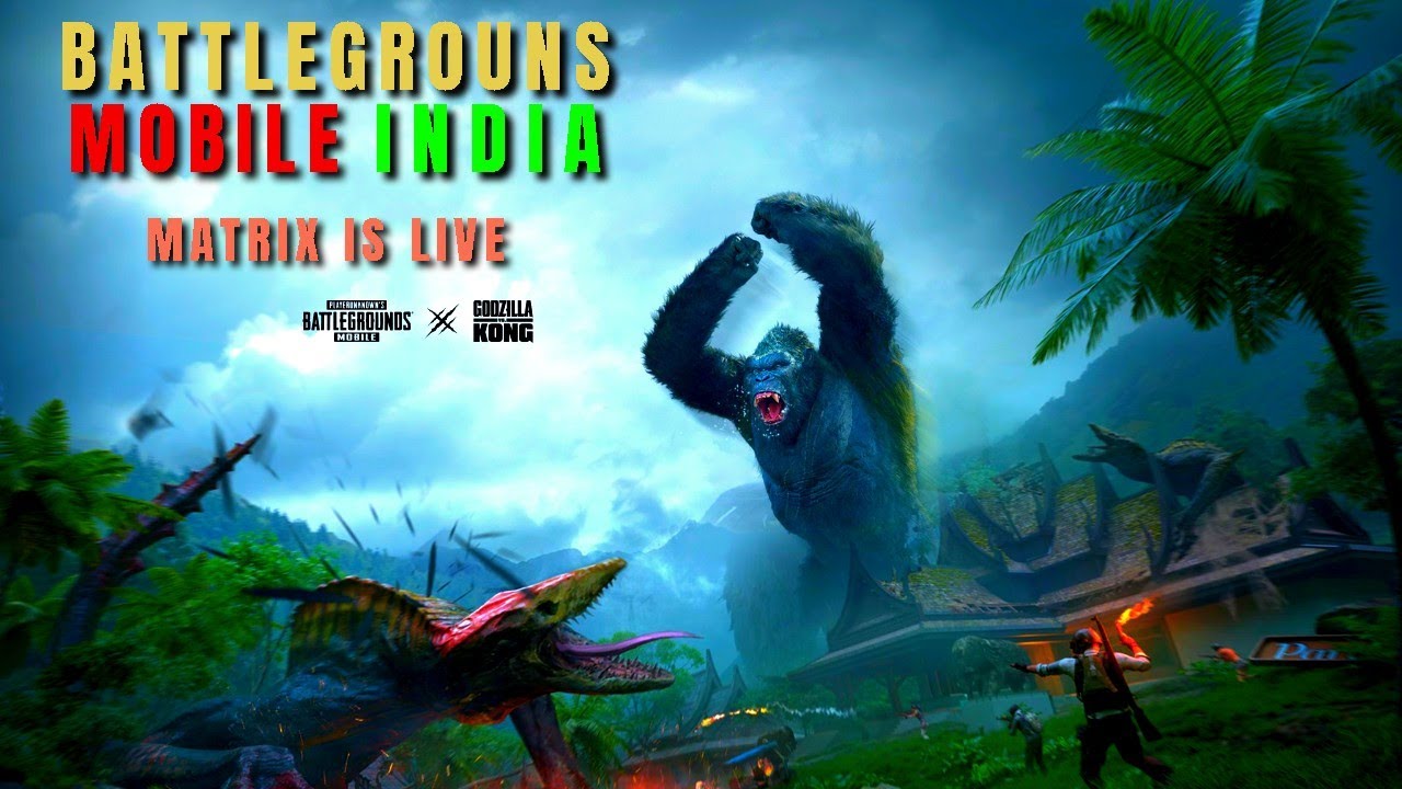 Godzilla Vs KONG | Battlegrounds Mobile India | matrix gaming #BGMI ...