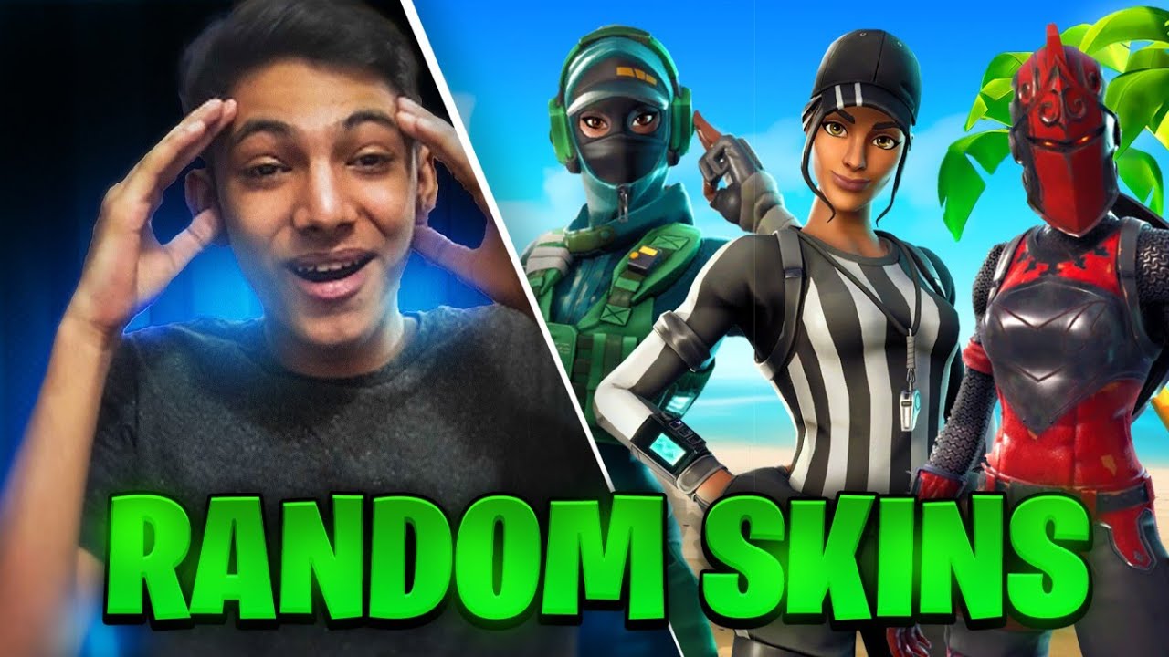 The Random Skin challenge in Fortnite (HARD) - YouTube