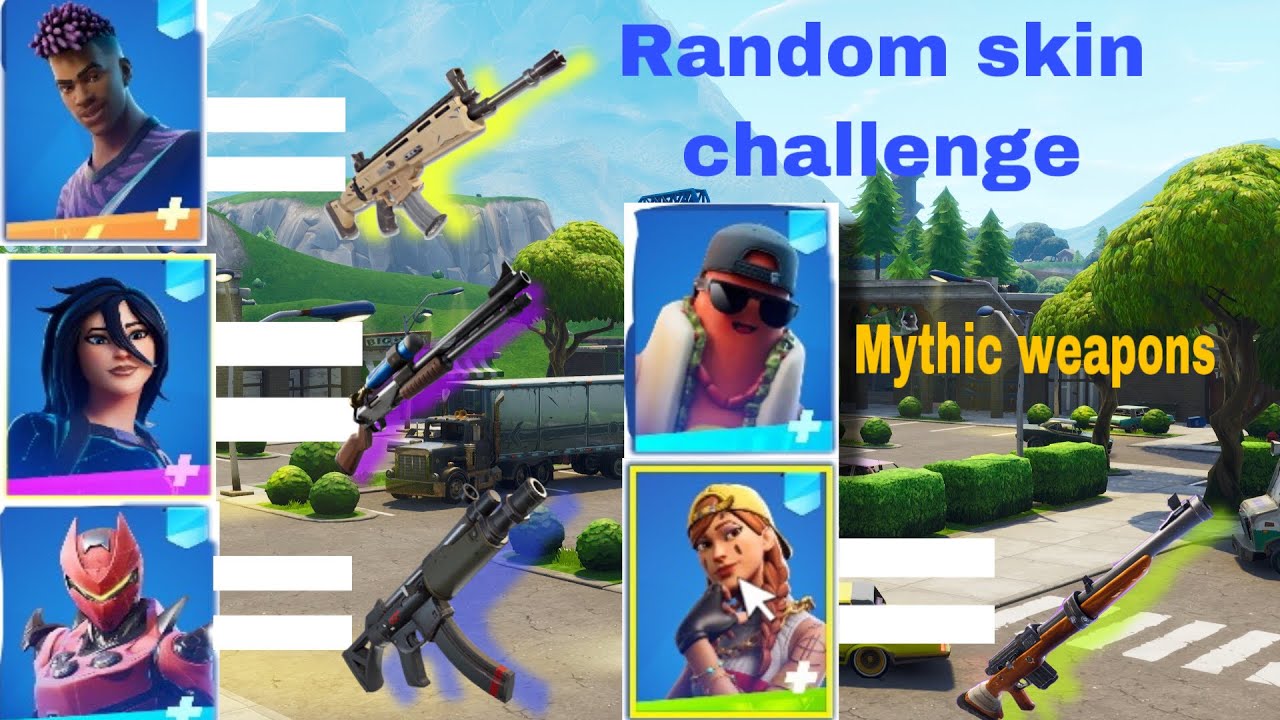 Fortnite Random Skin Challenge - YouTube