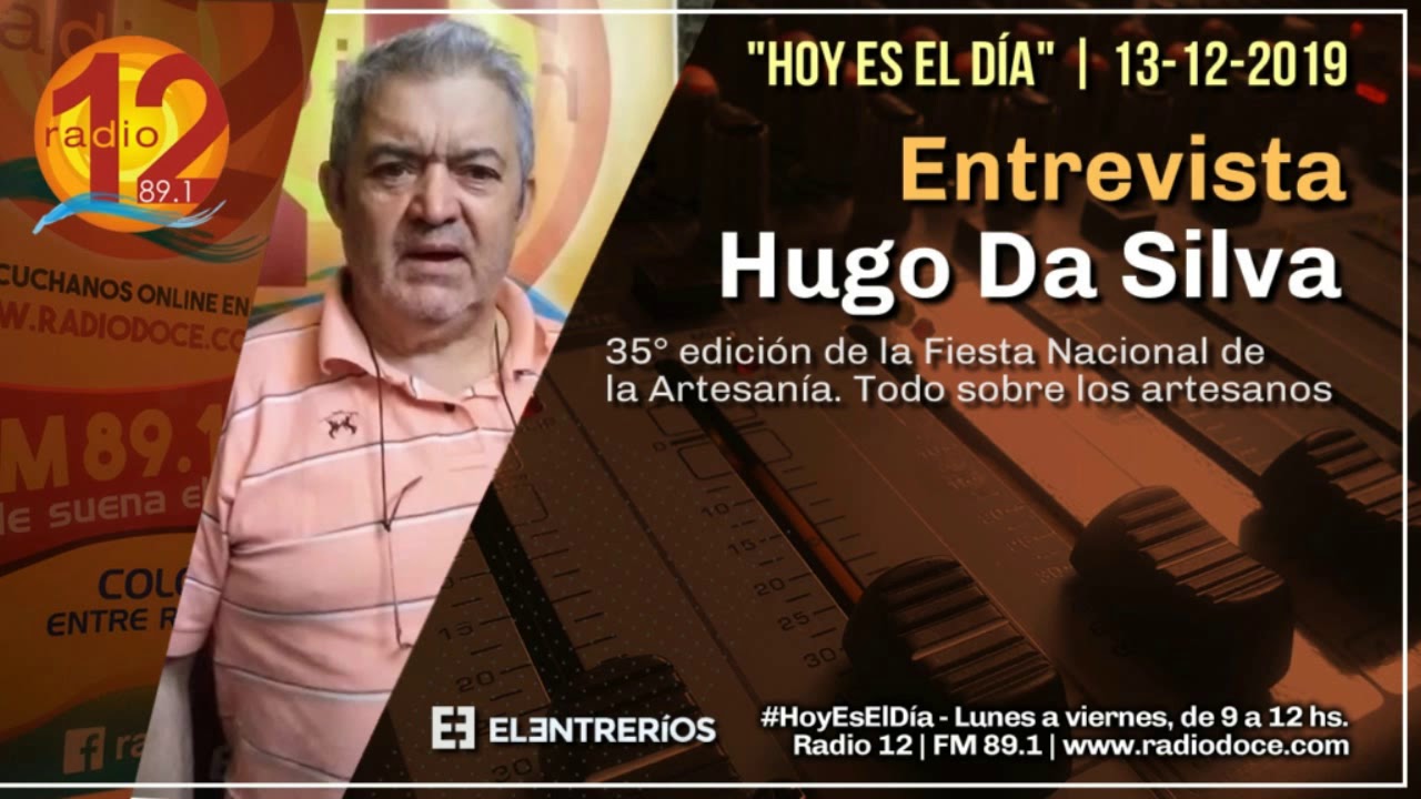 Hugo Da Silva, en la antesala de la 35° Fiesta Nacional de la Artesanía ...