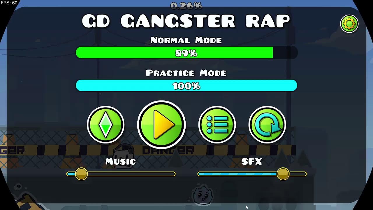 Getting better at GD #gd #geometrydash - YouTube