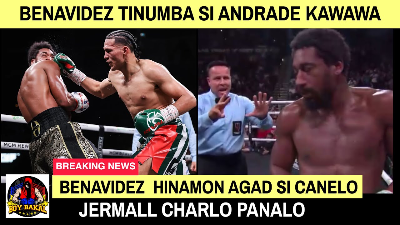 BREAKING: Benavidez Binugbug Si Andrade BUMAGSAK hanggang Surrender ...