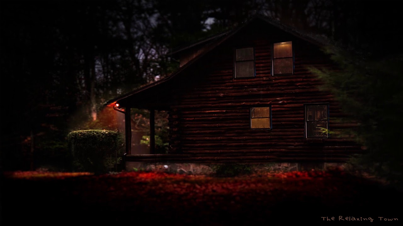 🎧 Quiet Night in the Forest & Cozy Cabin with Rain Ambience 10 hours ...
