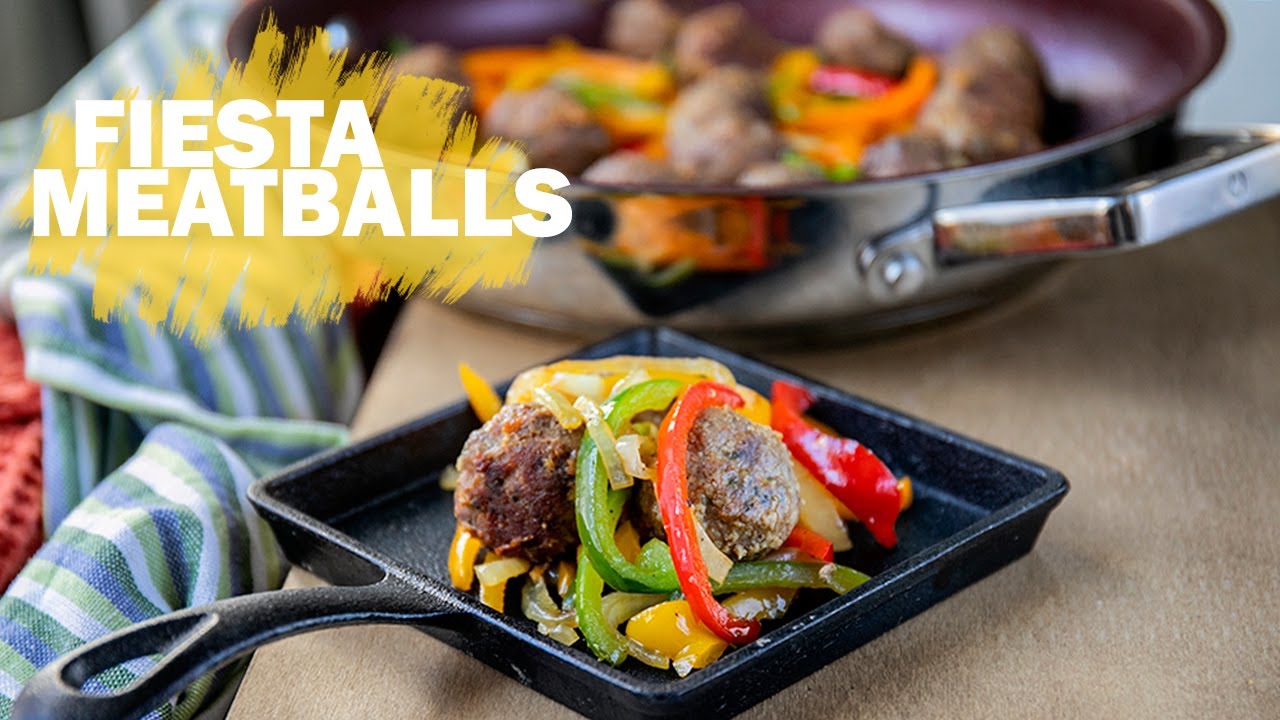 Another Meatball Recipe Idea! - Fiesta Meatballs - YouTube