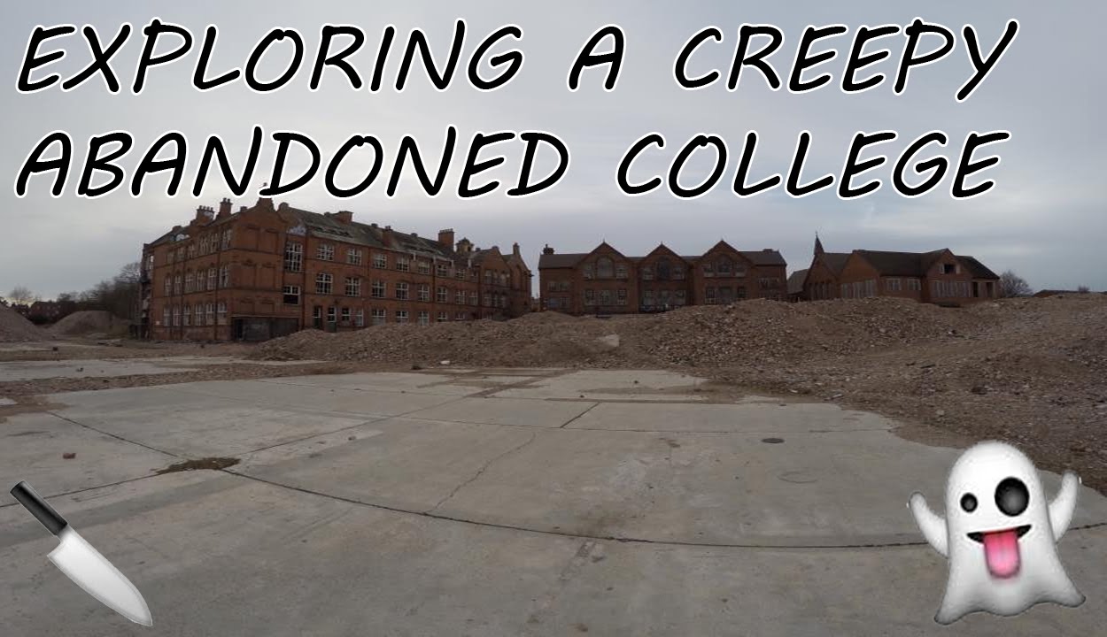 EXPLORING A CREEPY ABANDONED COLLEGE | Vlog 38 - YouTube
