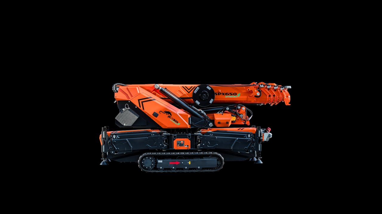 Jekko SPX650 | Mini Paletli | Örümcek Vinç - YouTube