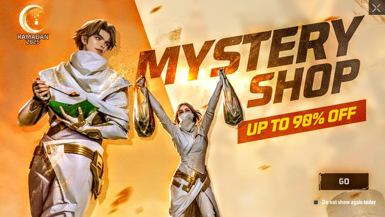 FREEFIRE | MYSTERY SHOP | RAMDAN EVENT | CAPED SHIMMER BUNDLE | DRAPED ...