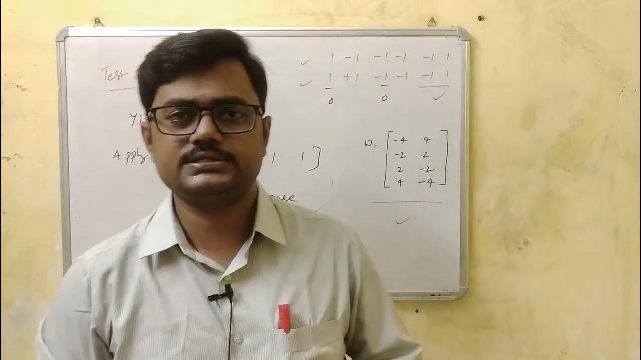 10.Hetero Associative Network with Solved Example - YouTube