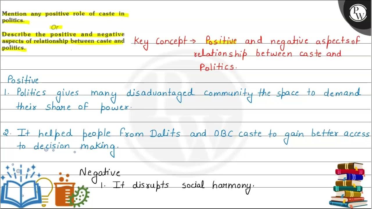 mention-any-positive-role-of-caste-in-politics-iv-describe-the