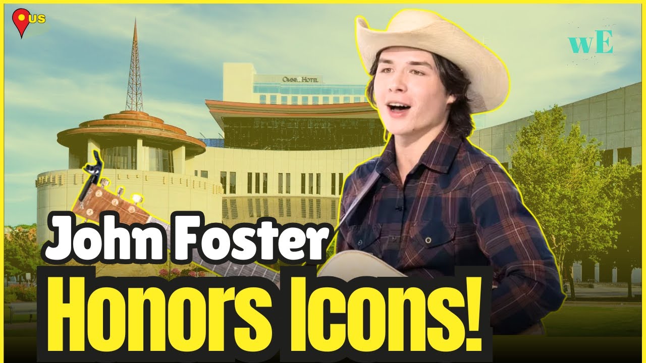 American Idol Star John Foster Honors Country Legends at Hall of Fame ...