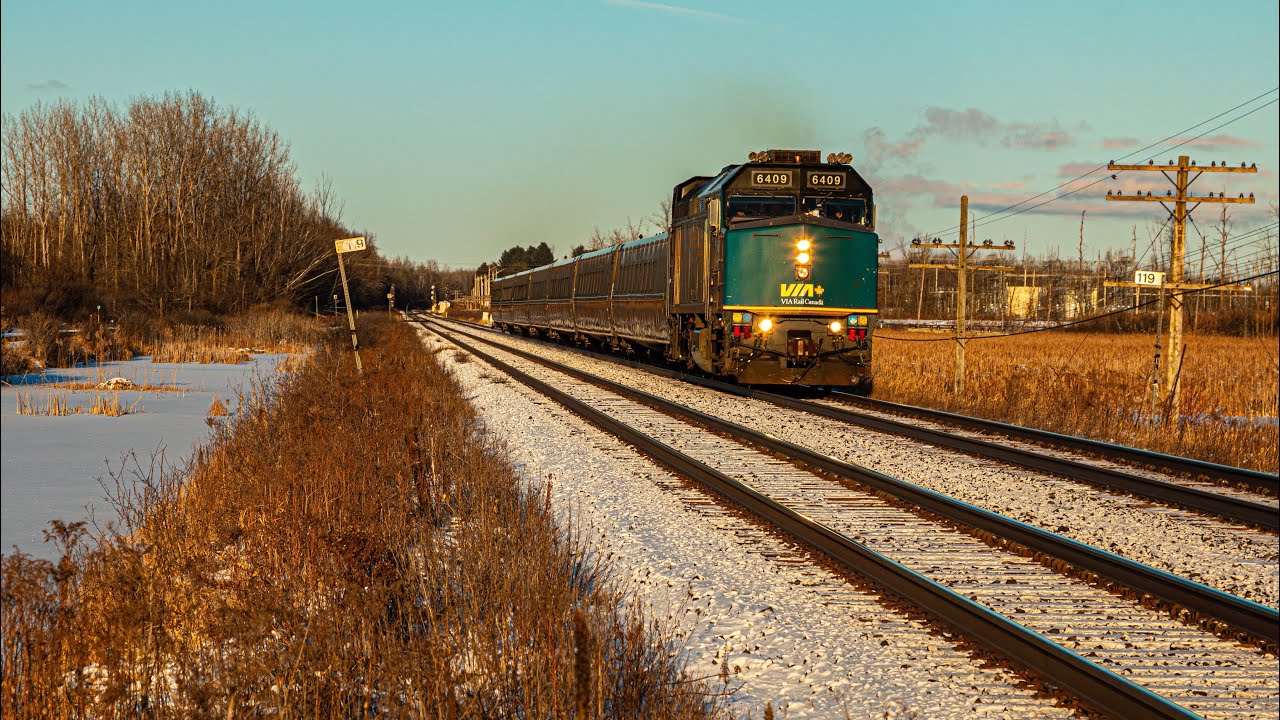 VIA Rail Windsor - Quebec City Corridor Trains 2024 - YouTube