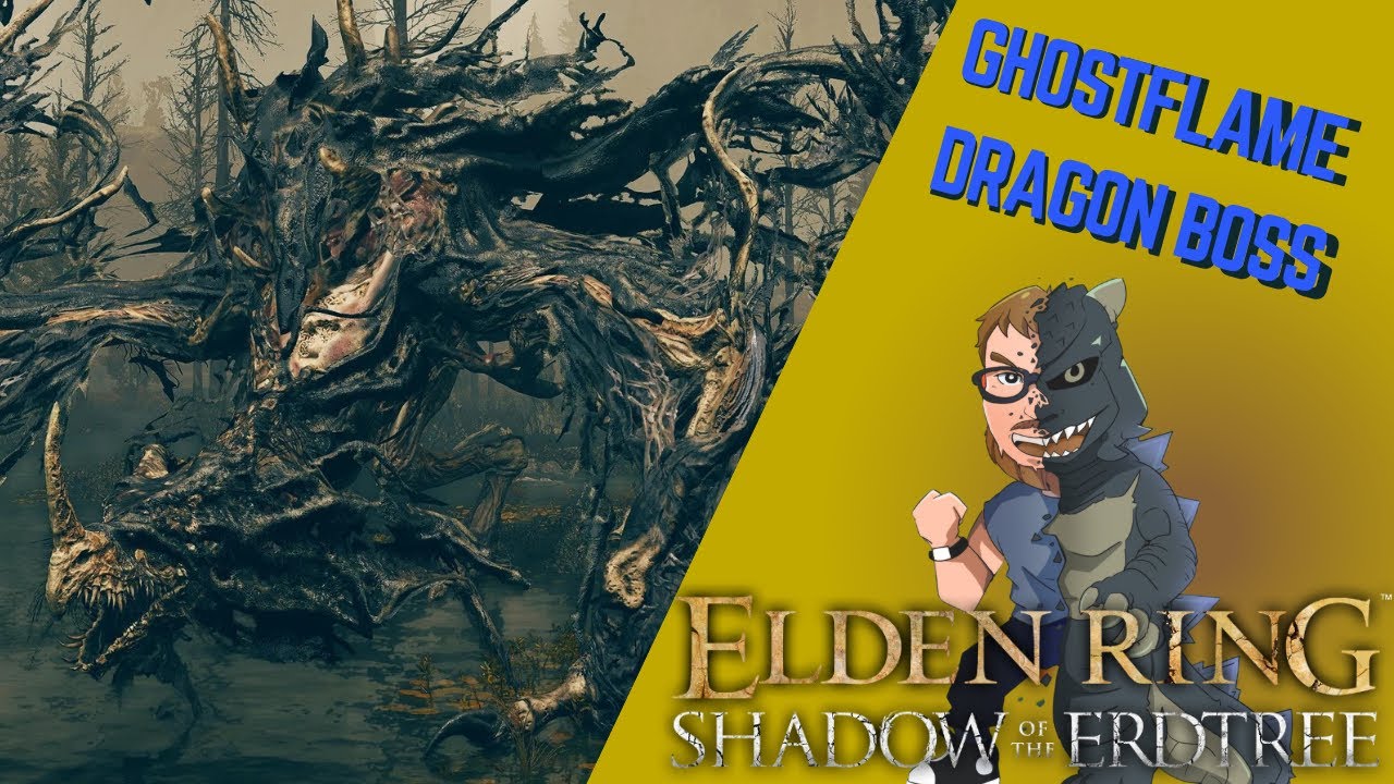 ELDEN RING SHADOWS OF THE ERDTREE - GHOSTFLAME DRAGON BOSS - YouTube