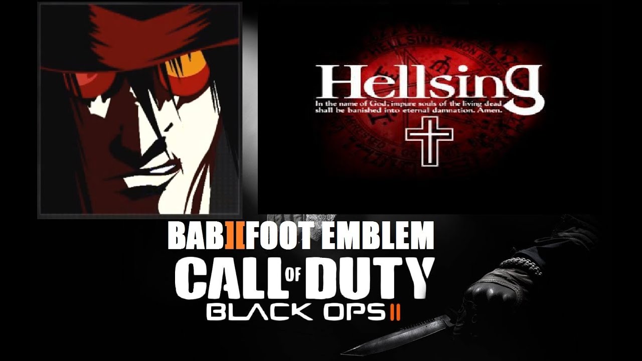 Black Ops II Emblem Tuto - Hellsing Alucard. - YouTube