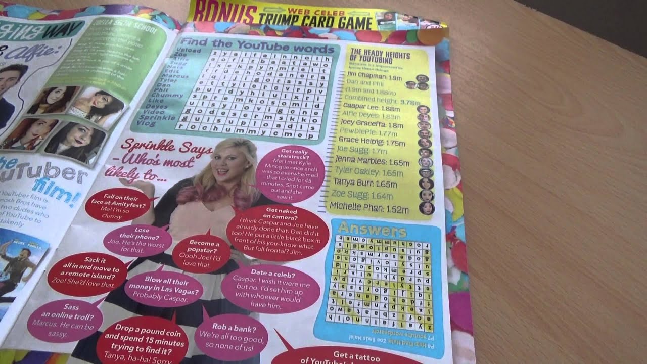 Oh My Vlog Magazine Read Through - YouTube
