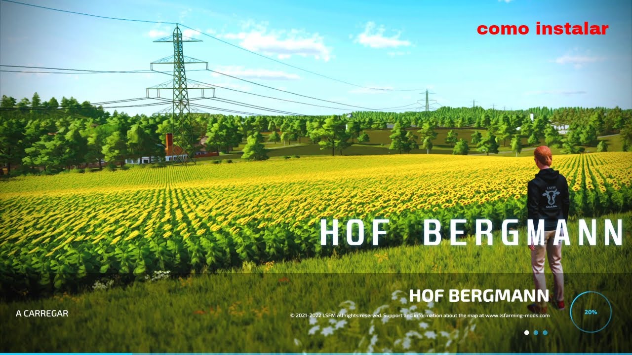 FS22 map HOF BERGMANN instalar MAP & MODS (pc) - YouTube