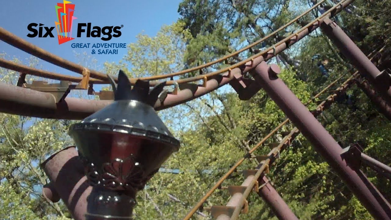 Runaway Mine Train Six Flags Great Adventure | Front Row POV - YouTube