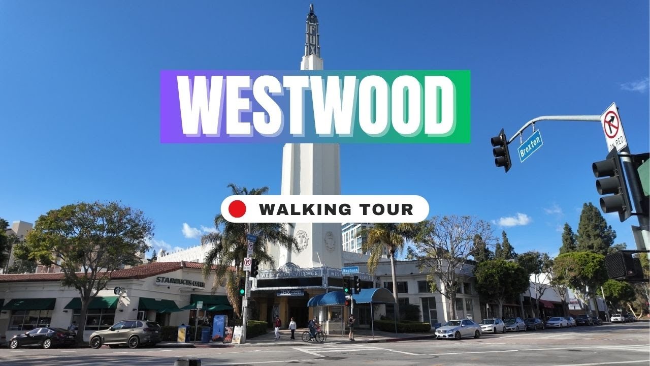 Westwood 4K Walking Tour(West Los Angeles), UCLA The Village - YouTube