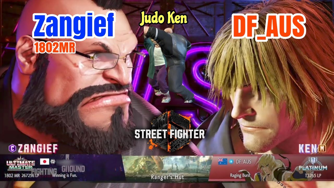 Street fighter 6 | Ultimate Master Zangief 1802MR vs DF_AUS (Ken ...