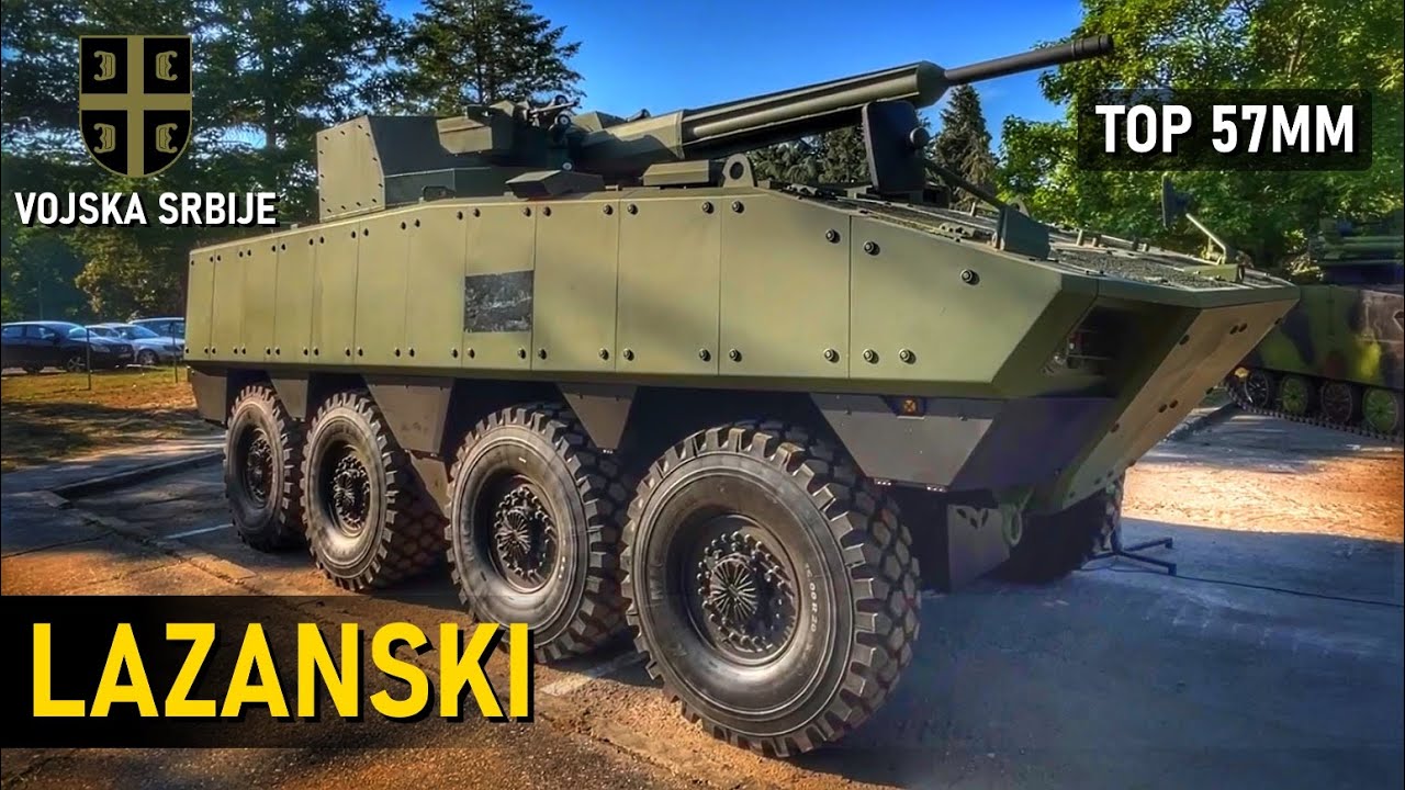 BVP "LAZANSKI" sa topom 57mm | Vojska Srbije - YouTube