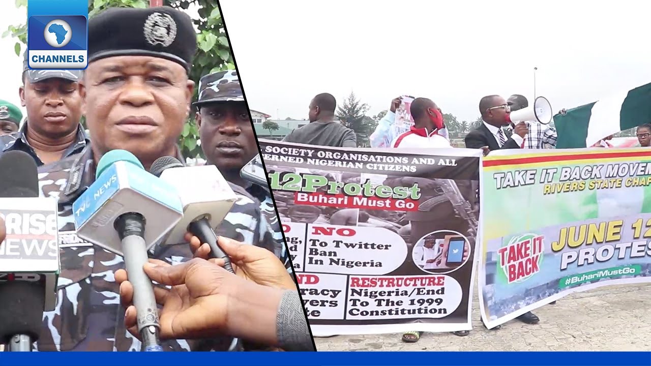 June 12 Protest In Rivers State Is Peaceful - Police - YouTube