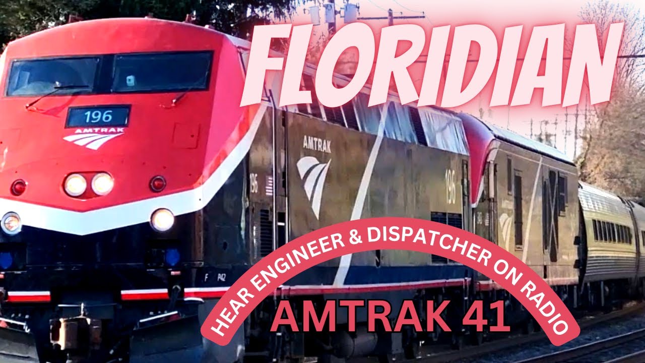 AMTRAK P42-DC & ALC-42 Phase VII Hear Radio Dispatcher & Engineer - YouTube